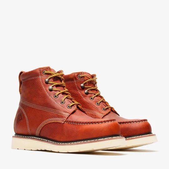 Bonanza Frontier Classic 6" Moc Toe Work Boots BA-640 - botasvaqueras.com