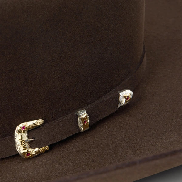 Stetson El Patron 30X Cowboy Hat - Chocolate - botasvaqueras.com
